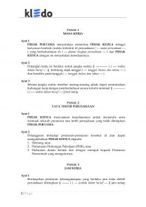 Download Contoh PKWT Gratis, Pengertian, dan Bedanya dengan PKWTT