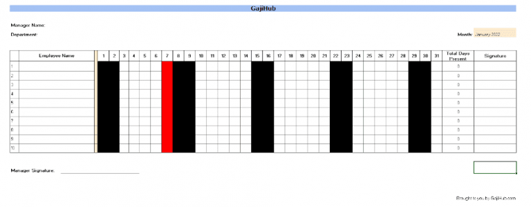 Cara Buat Absen Online Gratis Dengan Excel - Gajihub