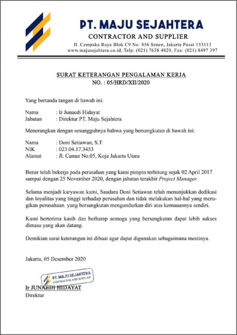 Surat Paklaring Kerja: Arti, Fungsi, Syarat hingga Templatenya ...