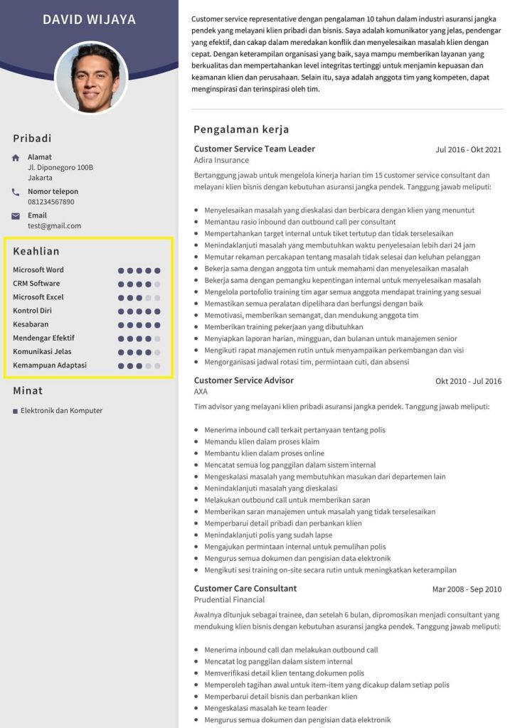 65 Contoh Keahlian dalam CV dan Cara Menulisnya dengan Benar