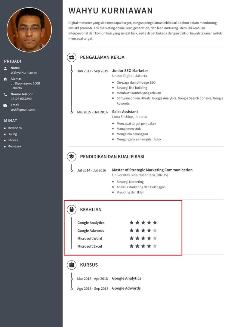 65 Contoh Keahlian dalam CV dan Cara Menulisnya dengan Benar
