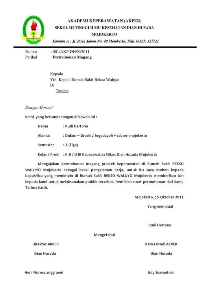 10 Contoh Surat Permohonan Magang dan Tips Membuatnya