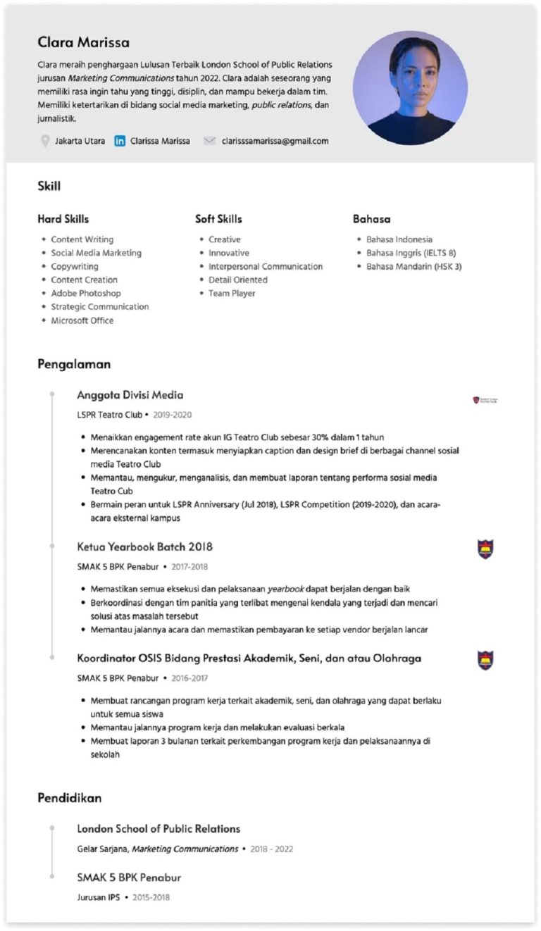 10 Contoh Pengalaman Organisasi di CV dan Tips Menulisnya
