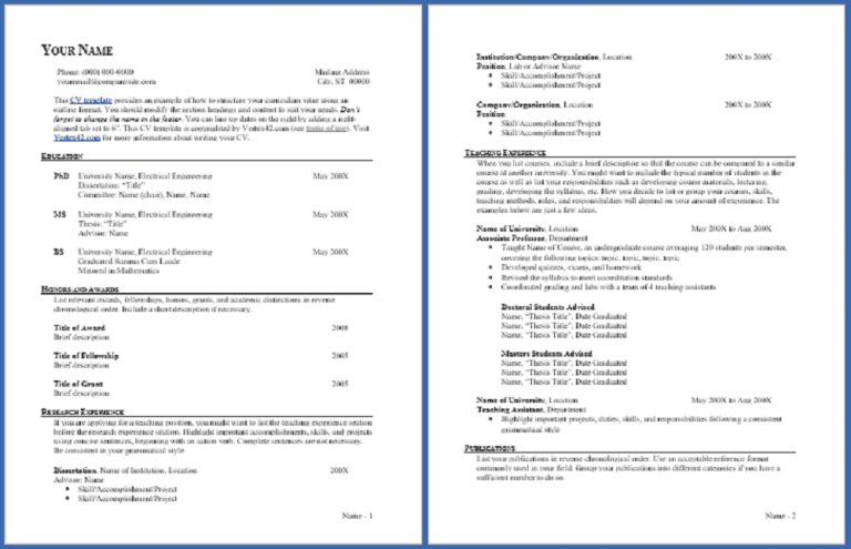 20 Contoh CV Menarik dan Download Templatenya di Sini