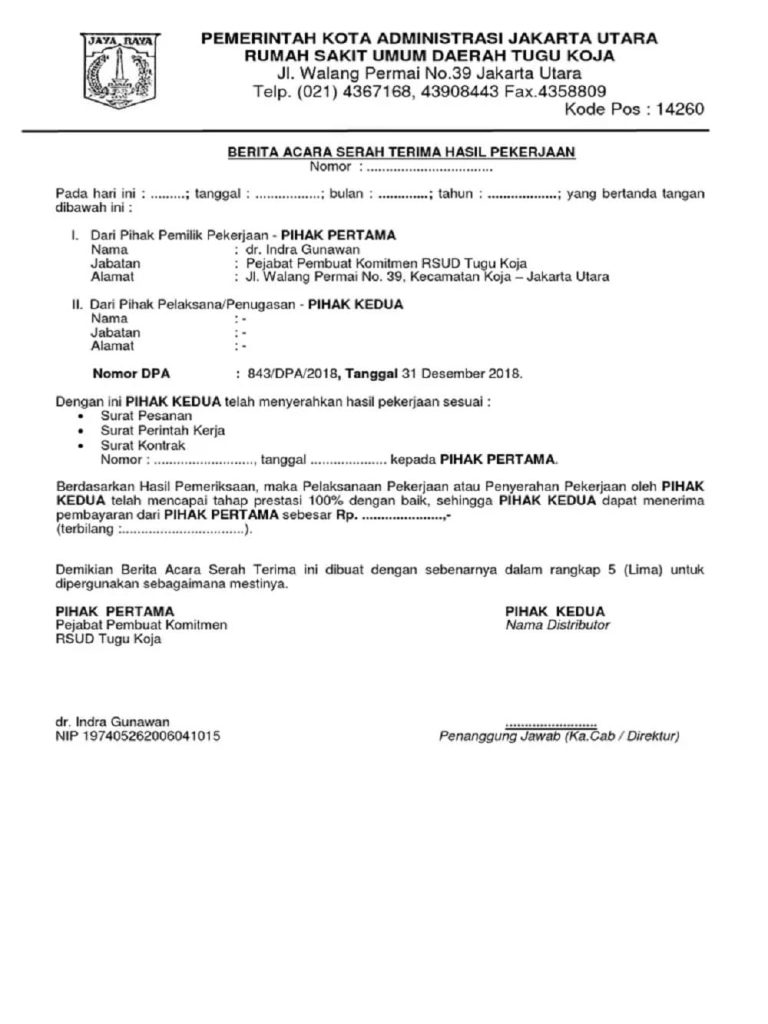 10 Contoh Handing Over Letter dan Cara Membuatnya