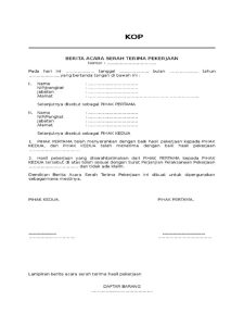 10 Contoh Handing Over Letter dan Cara Membuatnya