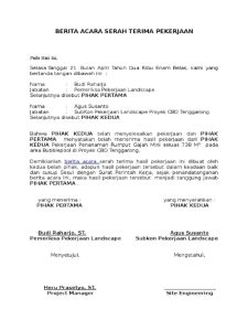 10 Contoh Handing Over Letter dan Cara Membuatnya