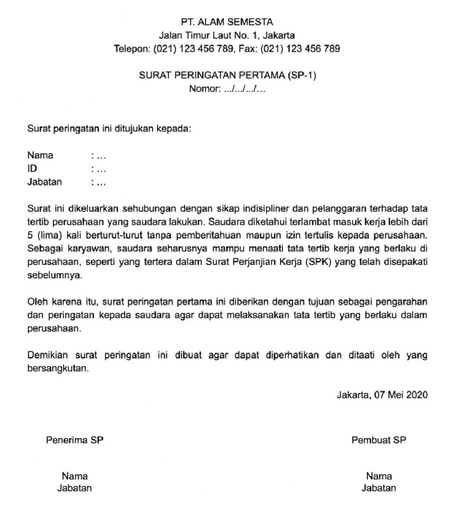 15 Contoh SP 1, SP 2, dan SP 3 dan Perbedaannya