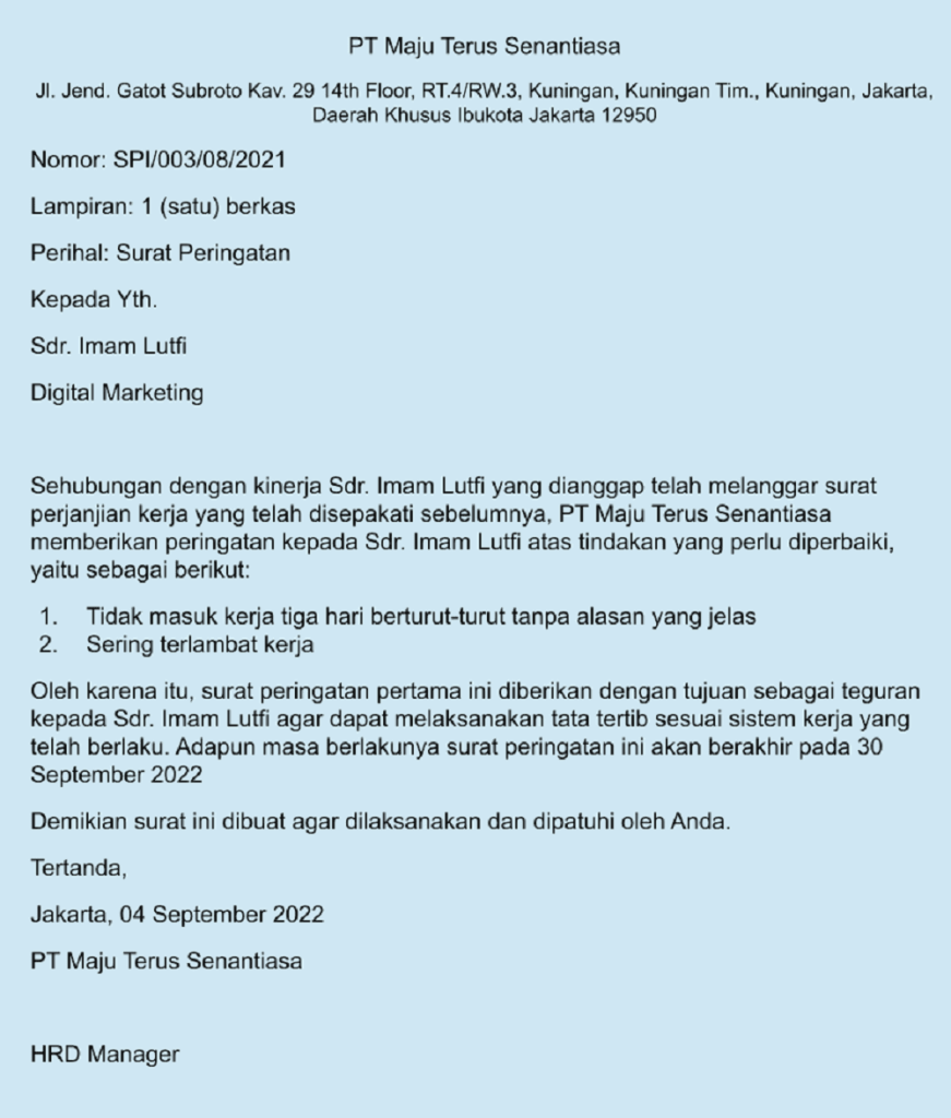 15 Contoh SP 1, SP 2, dan SP 3 dan Perbedaannya