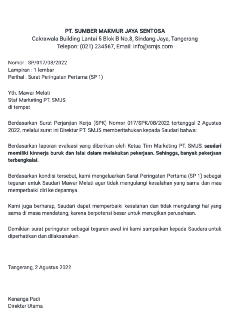 15 Contoh SP 1, SP 2, dan SP 3 dan Perbedaannya