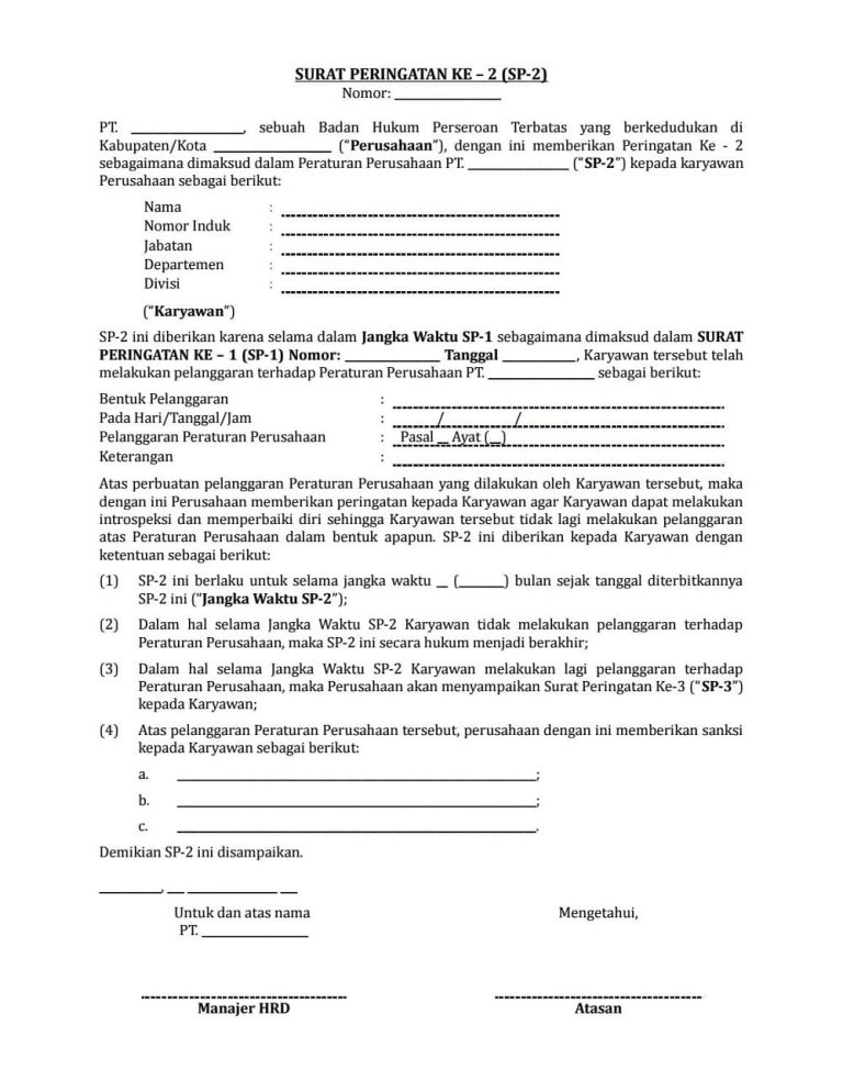 15 Contoh SP 1, SP 2, dan SP 3 dan Perbedaannya