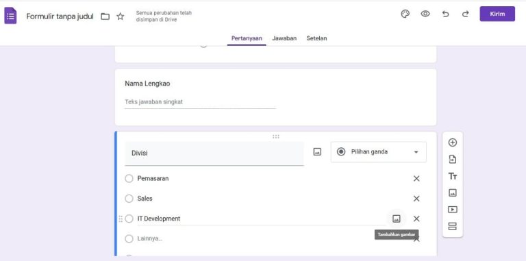 Tutorial Membuat Absensi Dengan Daftar Hadir Google Form