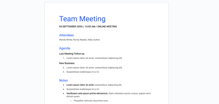 Meeting Notes: Pengertian, Manfaat, Tips, dan Contohnya