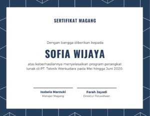Sertifikat Magang: Pengertian, Cara Membuat, dan Contohnya