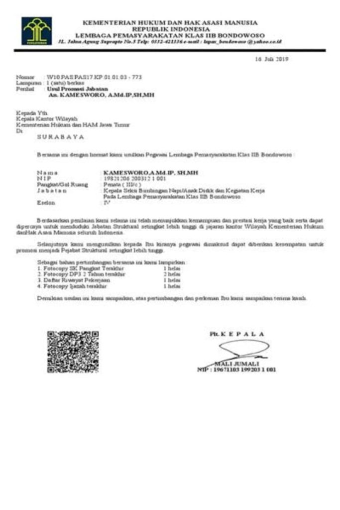 10 Contoh Surat Promosi Jabatan dan Cara Membuatnya