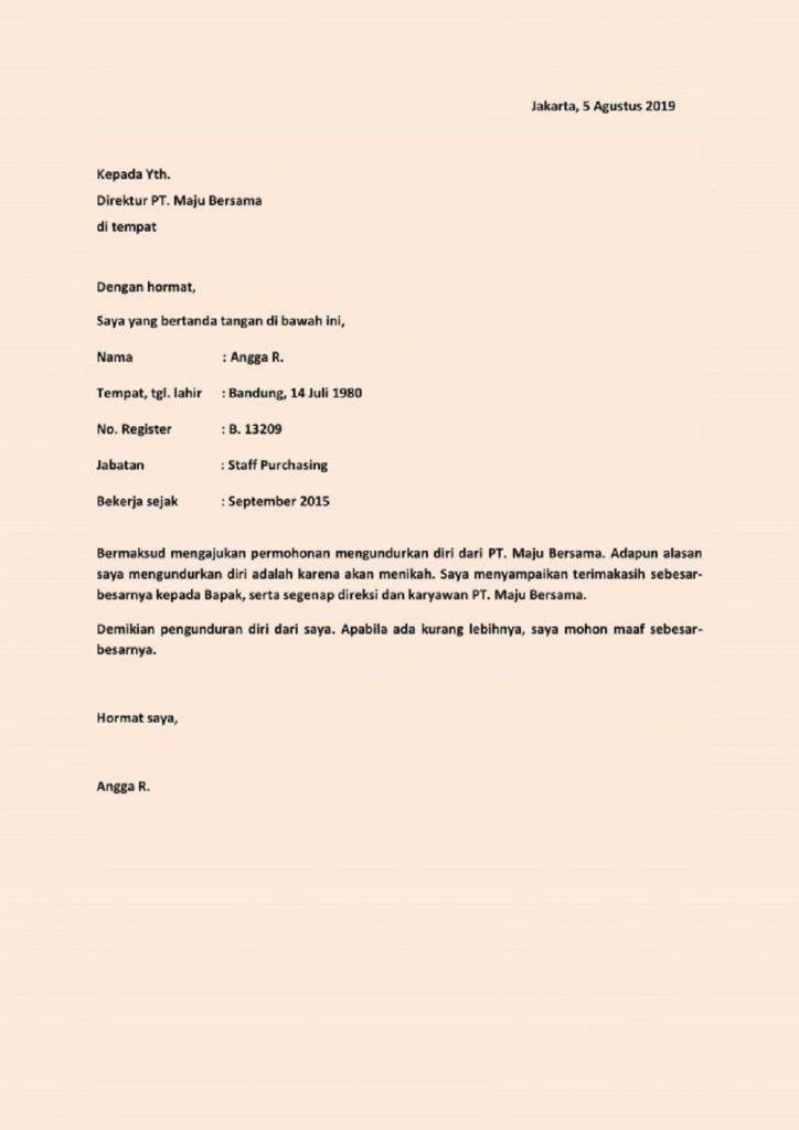 Surat Resign: Pengertian, Cara Membuat, dan Contohnya