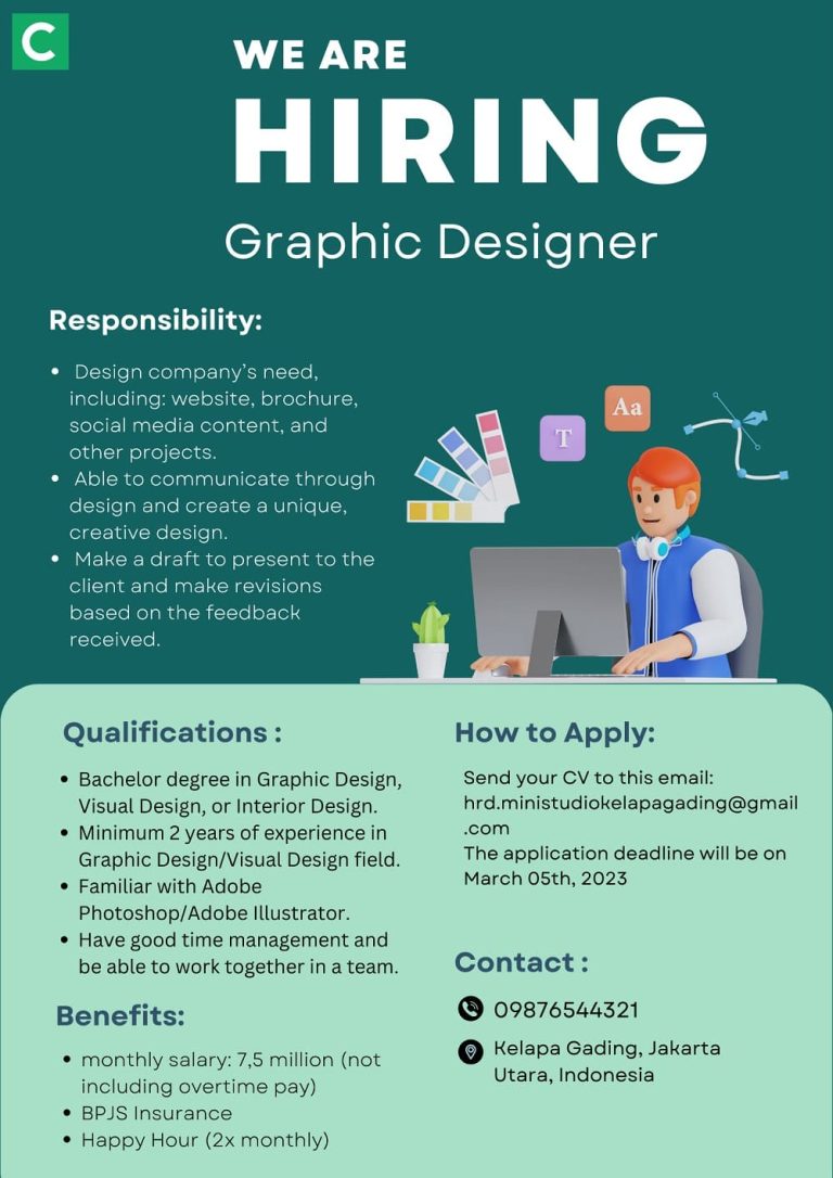 15 Contoh Job Vacancy Bahasa Inggris dan Cara Menyusunnya