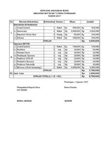 Contoh RAB dan Download Templatenya di Sini, Gratis! - Gajihub Blog