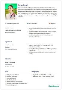 10 Contoh CV Lulusan SMA dan Tips Membuatnya - Gajihub Blog