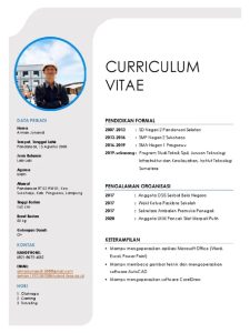 10 Contoh CV Mahasiswa dan Cara Membuatnya - Gajihub Blog