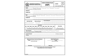 Pengertian SSP, Jenis, dan Cara Pengisiannya - Gajihub Blog