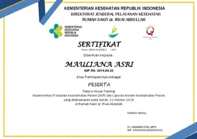 Sertifikat Pelatihan Kerja: Fungsi, Cara Mendapatkan, dan Contohnya ...