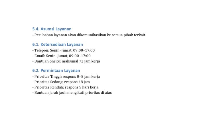 Service Level Agreement: Komponen, Cara Membuat, dan Contoh