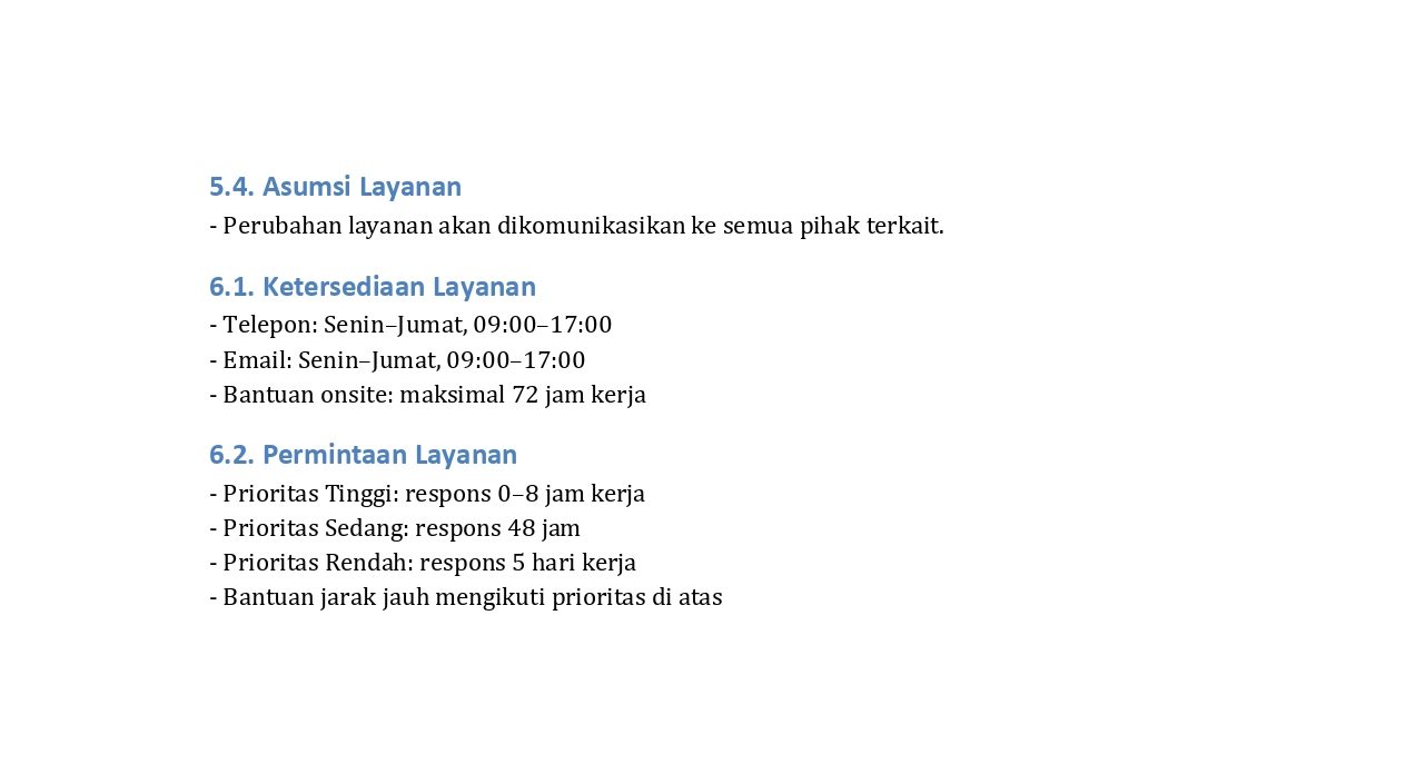 Service Level Agreement: Komponen, Cara Membuat, dan Contoh