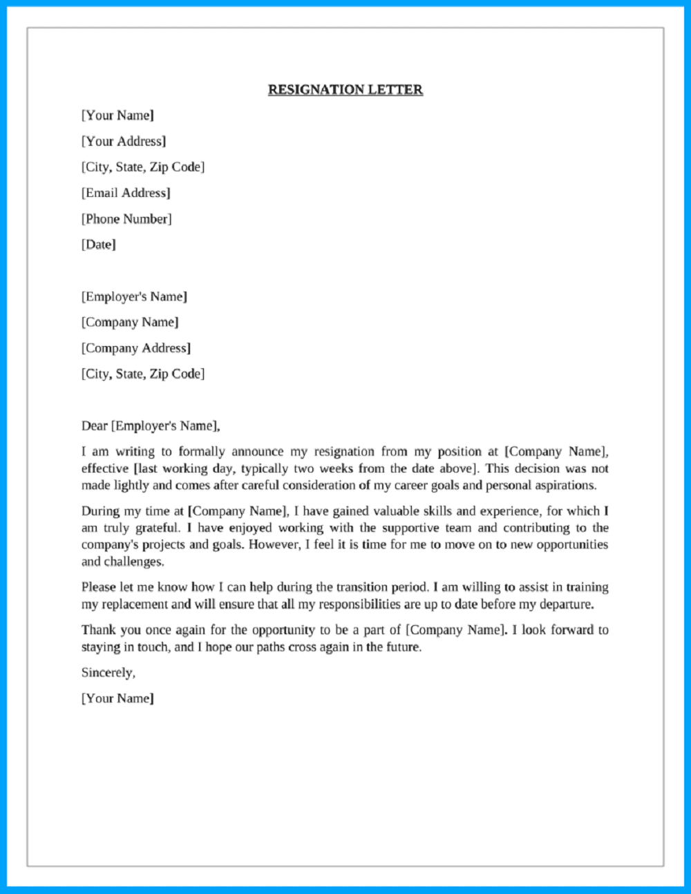 10 Contoh Surat Resign Bahasa Inggris Dan Cara Membuatnya Gajihub Blog